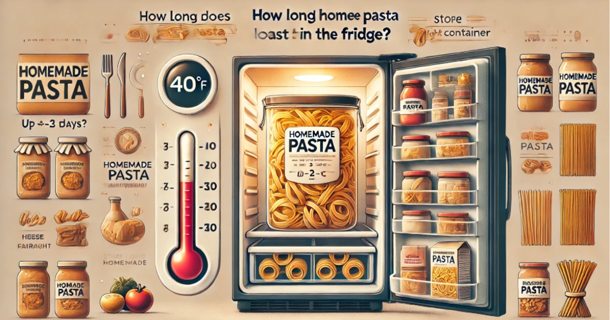 How Long Does Homemade Pasta Last In The Fridge